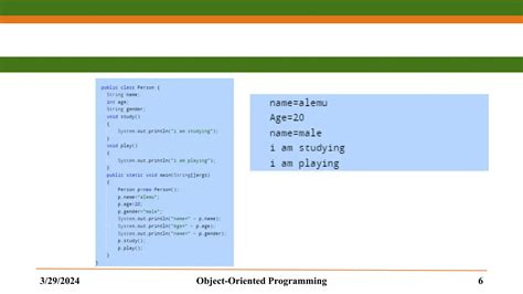 Chapter 5 Concepts Of Object Oriented Programming Ppt