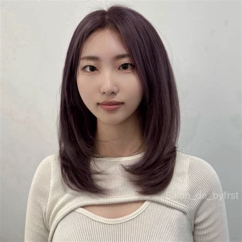 성신여대미용실 살롱드바이퍼스 정인이 알려주는 겨울 쿨톤피부에 어울리는 애쉬퍼플 염색 네이버 블로그