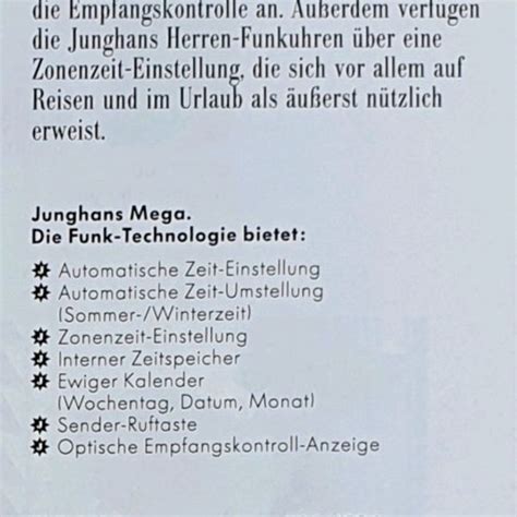 Junghans Mega 2radio Watch Titaniumsn 251400 411unworn New