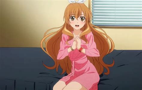 Anime Girl With Orange Hair