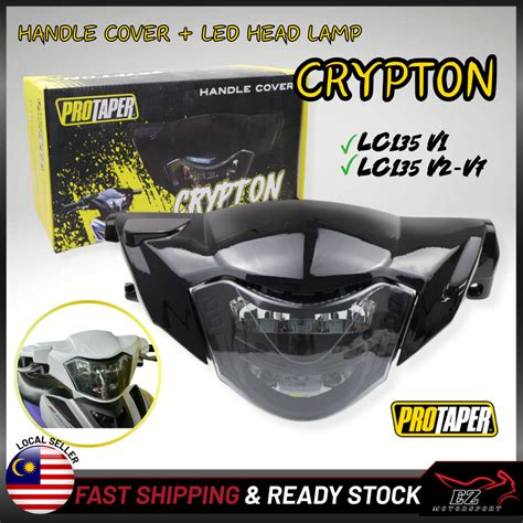 Original Protaper Crypton Led Head Lamp Cover Set Lc135 Lc 135 V1 V2 V3