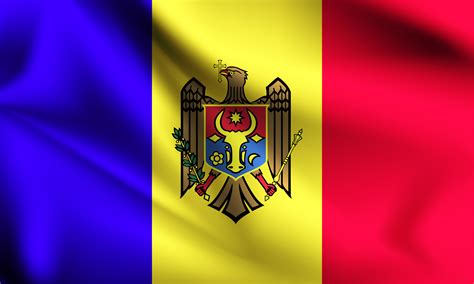 Moldova 3d Flag 1228867 Vector Art At Vecteezy