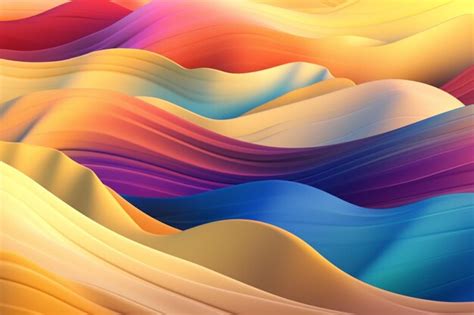 Premium Ai Image A Field Of Silky Smooth Gradients