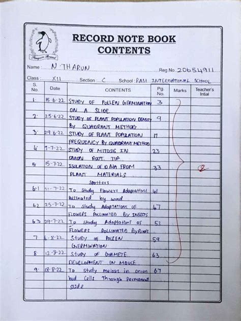 Biology Record Example Upto 63 Pdf Pdf