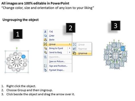 Layout Of Converging Steps Linear Flow Cycle Process PowerPoint Template