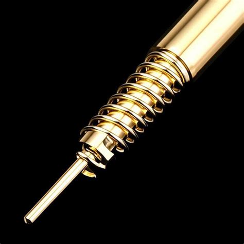 Gold Plated Spring Test Probe For Pcb Testing