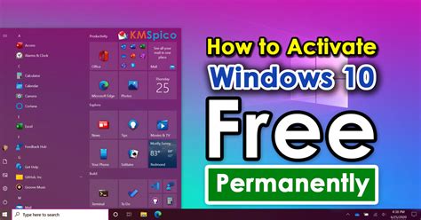 How To Activate Windows 10 Permanently For Free
