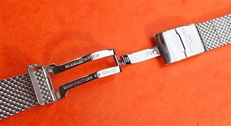 Breitling Bracelet Ssteel 22mm Mesh Milan Highly Polished Navitimer