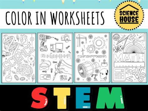 Stem Coloring Pages Worksheets Teaching Resources