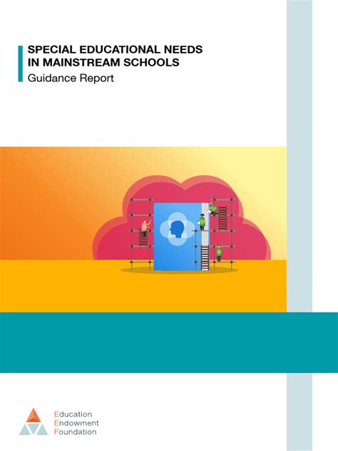 Eef Special Educational Needs In Mainstream Schools Guidance Report Pdf Special Education