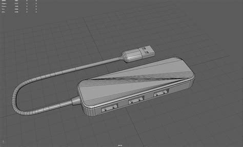 Hub Usb 3d Model Turbosquid 2106310