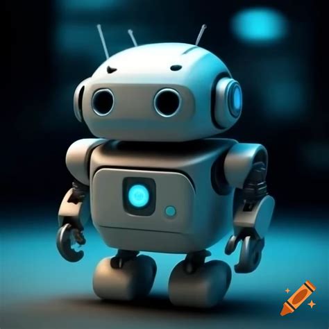 Cute Robot Design On Craiyon