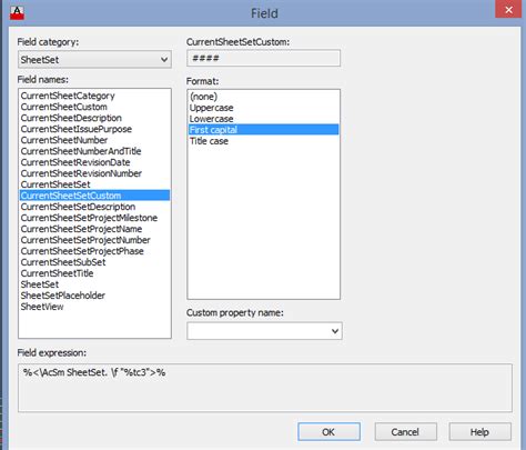 Custom Fields In Sheetsets Autodesk Community