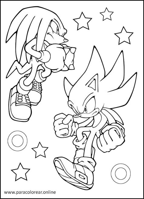 Dibujos De Sonic Para Colorear Colorear