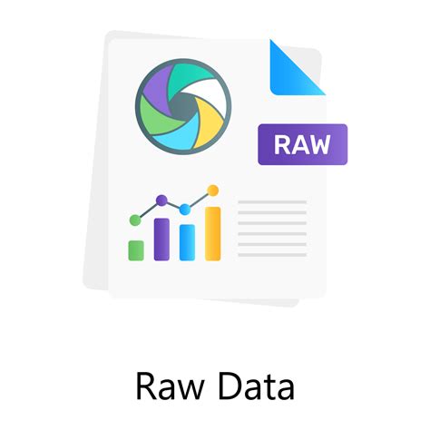 Raw Data Icon Design Trendy Flat Editable Vector 6748423 Vector Art At Vecteezy