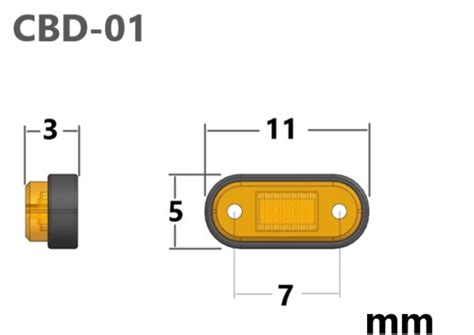 Warning Lights Side Lights Model 114