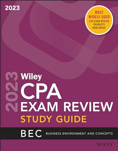Wiley Cpa Exam Review 2023 Business Environment And Concepts