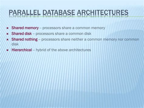 Ppt Database System Architectures Powerpoint Presentation Free