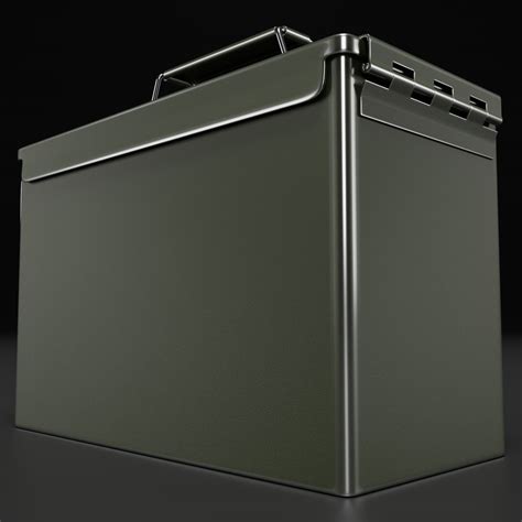 3d Metal Ammunition Case Model Turbosquid 2102642
