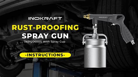 Inokraft Education Center Rust Proofing Spray Gun Pro With Cups