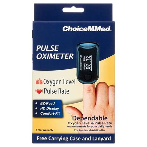 Choicemmed Fingertip Pulse Oximeter Hsafsa Eligible