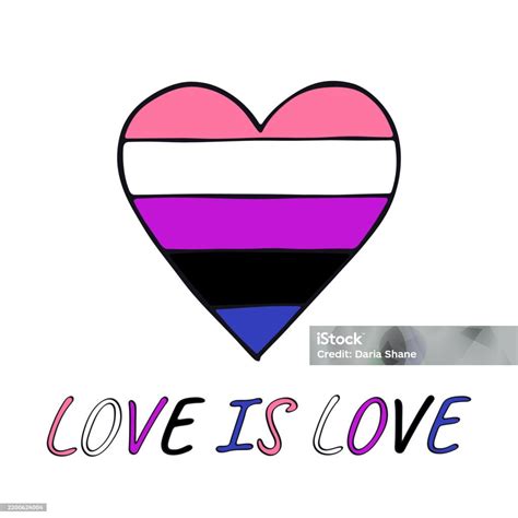 다채로운 하트 모양 성별 유체 자부심 플래그 행복한 프라이드 데이 Lgbtqia 커뮤니티 프라이드 월 포스터 스티커 로고 카드에