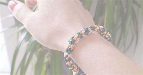 Easy Macramé bracelet tutorial Craft with Cartwright