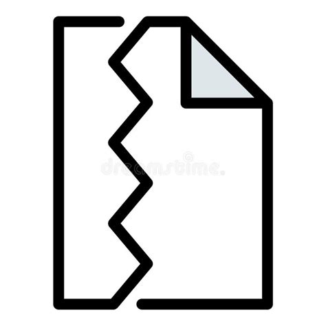 Deleted Folder Icon Illustration Isolated On White Background Stock Illustration Illustration