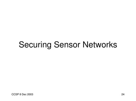 Ppt Securing Wireless Sensor Networks Powerpoint Presentation Free Download Id3973458