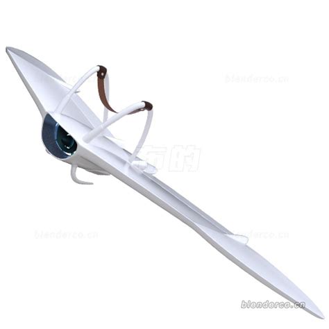 Blender飞船战斗机模型 群友分享 作者不清楚了，知道的留言 Blender布的