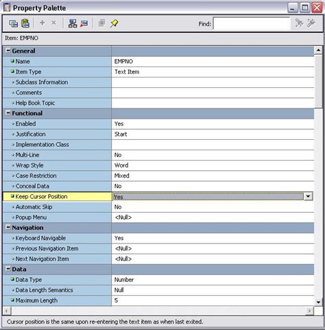 Oracle10g Removing Field Highlight In Oracle Forms Data Block Stack