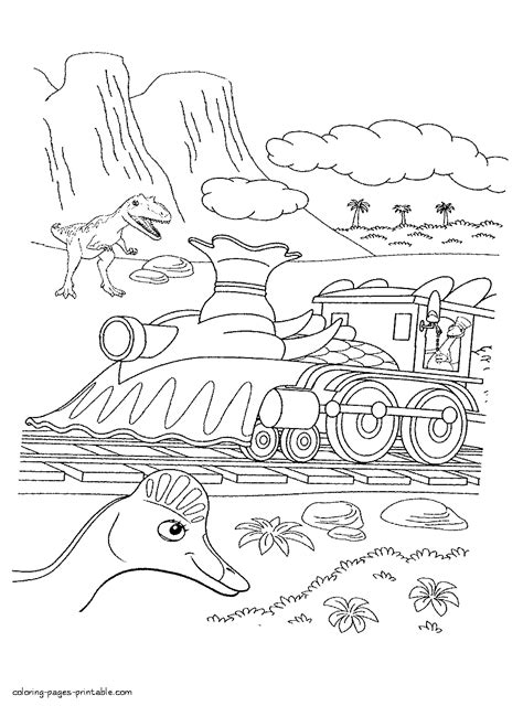 Dinosaur Train Coloring Pages