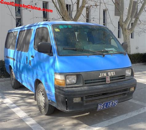 A Jinbei Haise I Minivan In Blue In China
