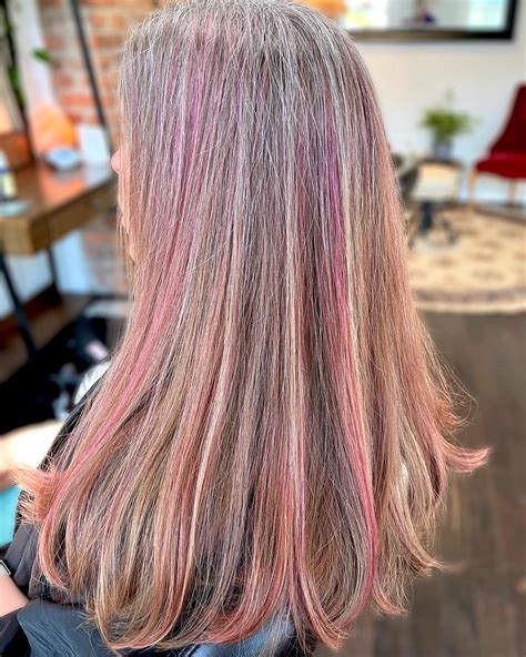 Pastel Pink And Brown Hair