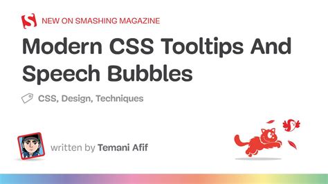 Modern Css Tooltips And Speech Bubbles Part 2 Sirrona Web Design