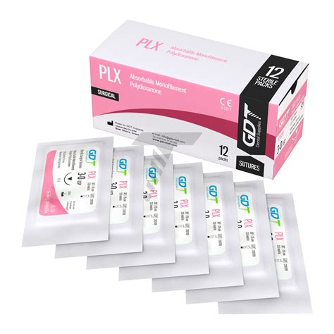 Surgical Absorbable Monofilament Polydioxanone Plx Suture