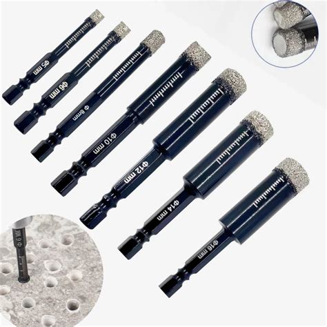 Juego De Brocas De Diamante Seco Para Granito Cer Mica M Rmol Azulejo