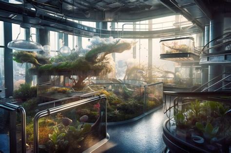 Premium Photo In This Innovative Facility Scientists Create Artificial Organisms And