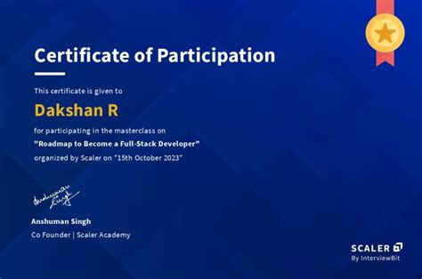 Dakshan Rajesh On Linkedin Certificate Roadmap To Become A Full Stack Developer
