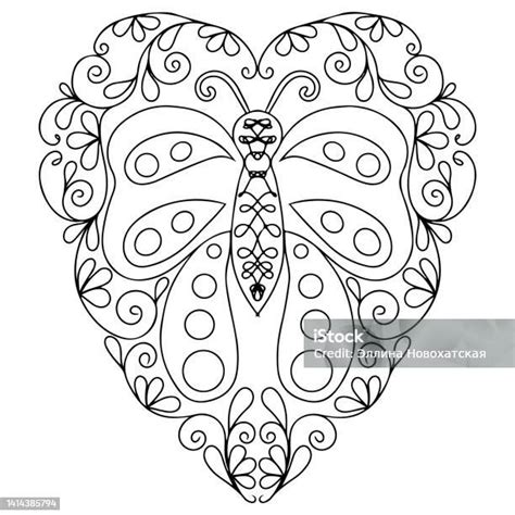 발렌타인 데이 또는 결혼식 활동을위한 심장 형태의 색칠 공부 페이지 강렬하고 밝은 색상에 대한 스톡 벡터 아트 및 기타 이미지 강렬하고 밝은 색상 결혼식 귀여운