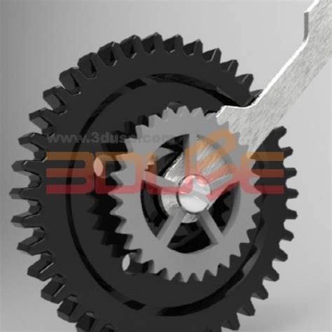 톱니바퀴기어기계 모델링 소스 아이콘 3d소스 라이노모델3dm