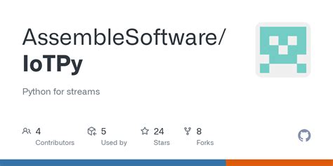 GitHub AssembleSoftware IoTPy Python For Streams