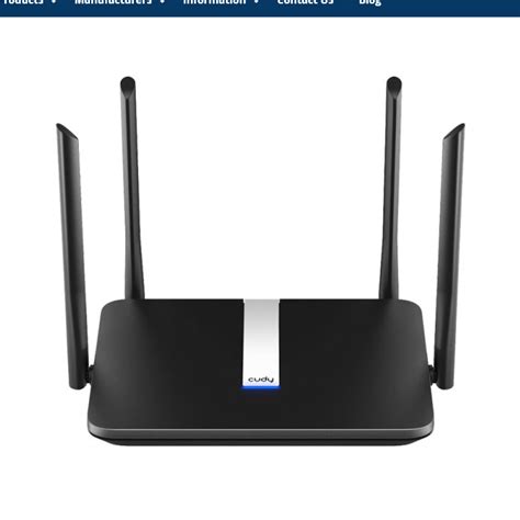 Cudy Dual Band WiFi Mbps DBi Gigabit Mesh Router SKU CD X Itech Administrators