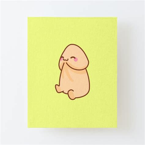 Cute Penis Cute Dick Lgbt Pride Mounted Print For Sale By