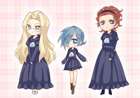 Zexion Vexen And Lexaeus Kingdom Hearts And 1 More Drawn By