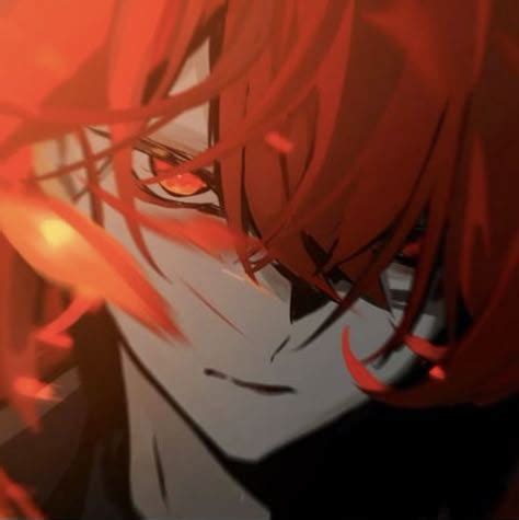 Red Haired Anime Guy Pfp