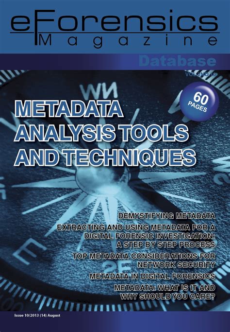 Metadata Analysis Tools And Techniques Eforensics