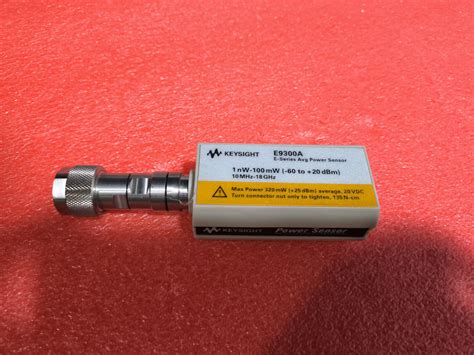 Agilent HP KEYSIGHT E9300A Average Power Sensor 10MHz To 18GHz 60dBm To 20dBm EBay