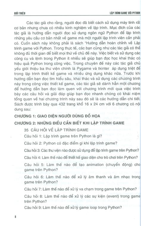 LẬP TRÌNH GAME VỚI PYTHON LẬP TRÌNH GAME VỚI PYTHON