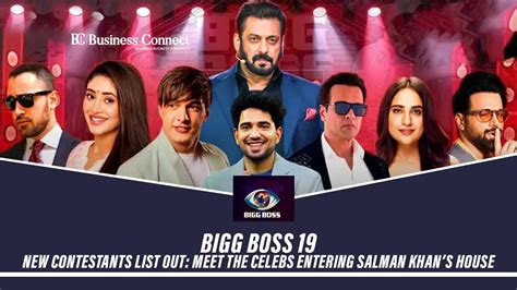 Whos In Bigg Boss 19 New Contestants List Confirmed With Exciting